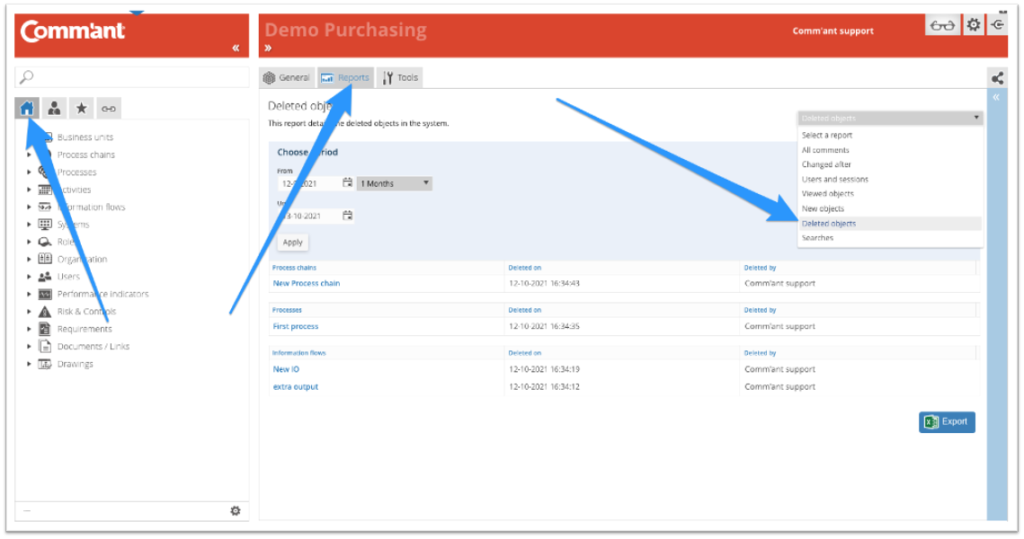 Deleted Objects » help @ comm'ant