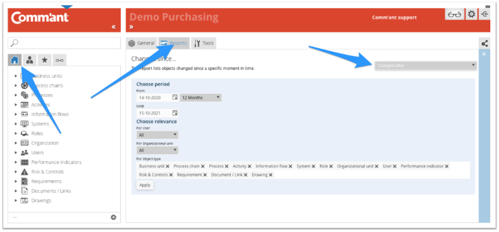 Changed after (report) » help @ comm'ant