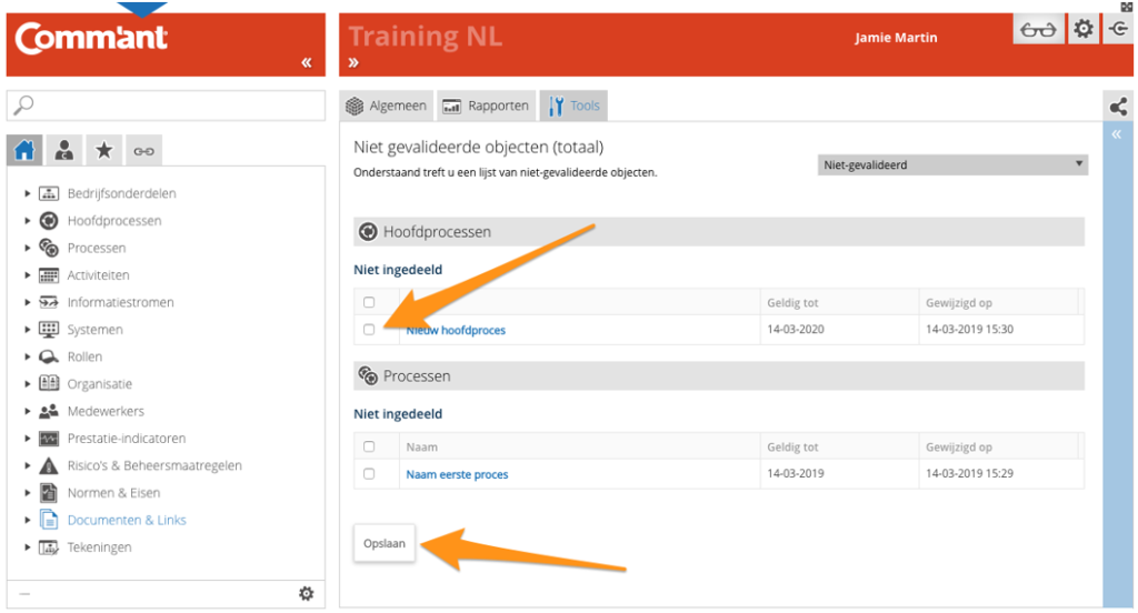 Niet gevalideerd (tool) » help @ comm'ant